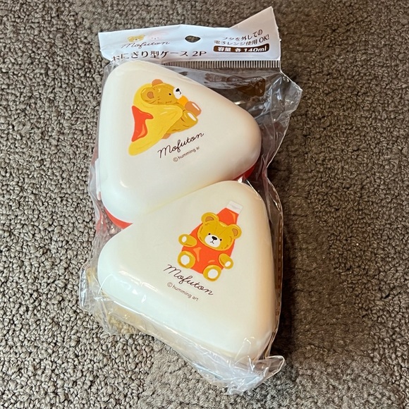 Mofuton | Kitchen | Mofuton Bear Onigiri Rice Ball Containers Packs ...